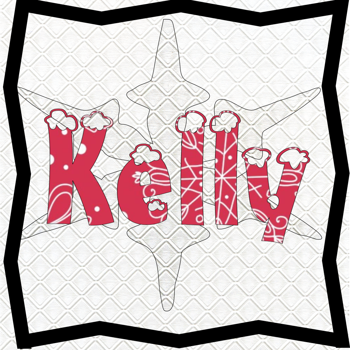 Kelly Name-Digital ClipArt-Art Clip-Gift Tag-Christmas-Notebook-T shirt ...