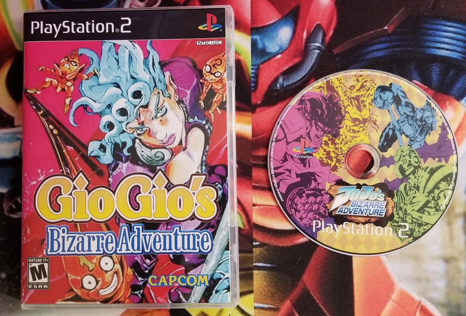 Jo Jo bizarre adventure ENGLISH custom case with art disc for PS2 ...