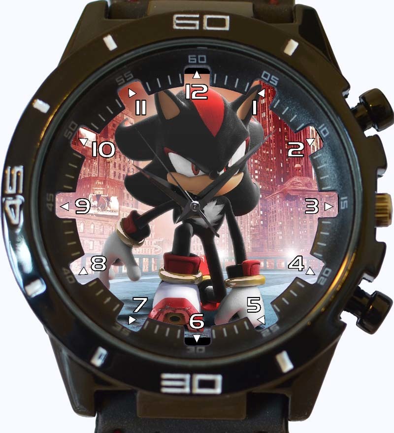 Shadow Hedgehog New Gt Series Sports Unisex Watch - Wristwatches