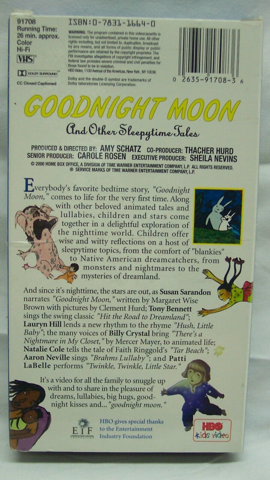 GOODNIGHT MOON and Other Sleepytime Tales VHS Video NEW Factory Sealed ...