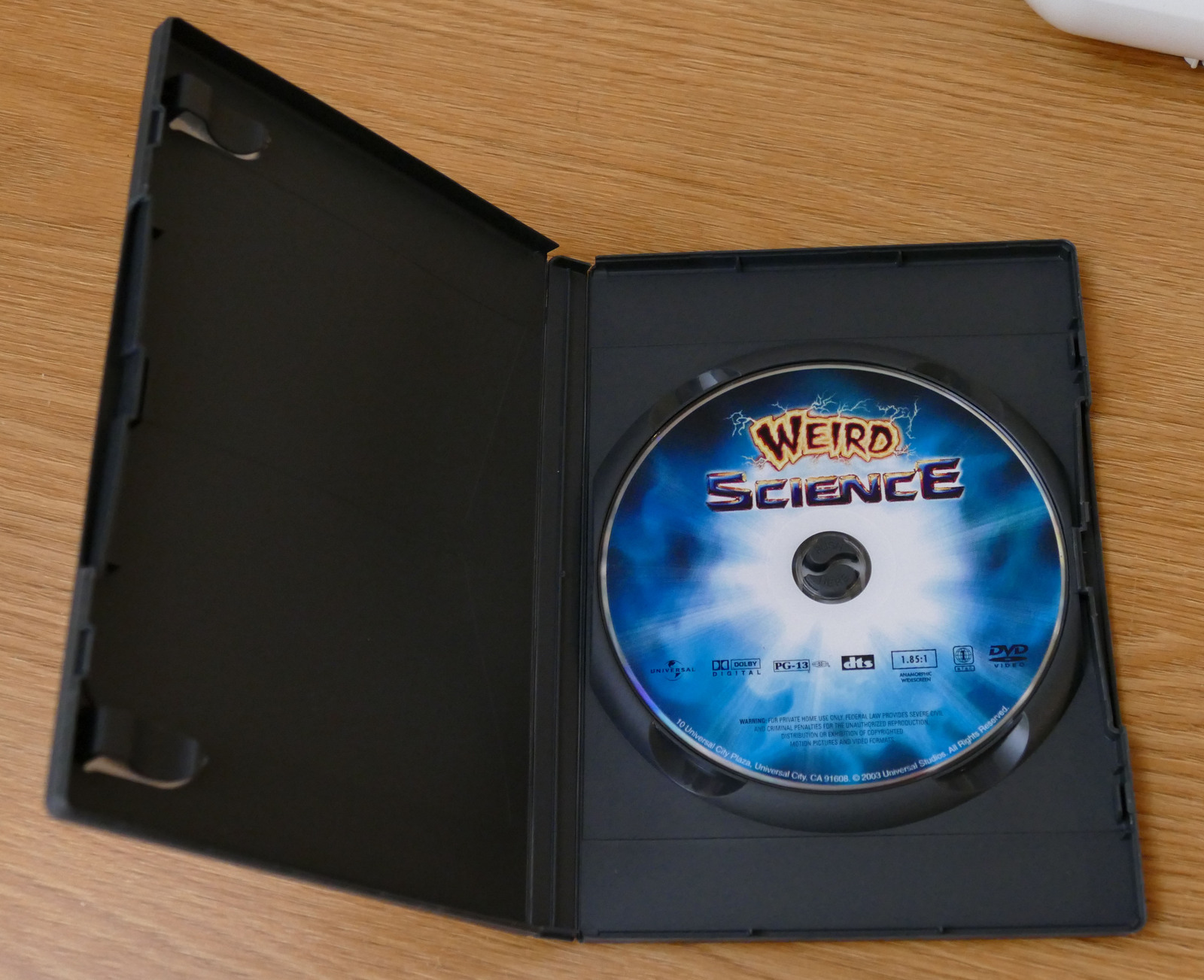 Weird Science Digital Video Disc DVD - DVD, HD DVD & Blu-ray