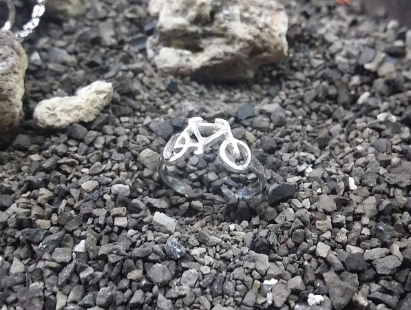 925 Silver - Bicycle Ring - Bicycle Jewellery - Bicycle Lover Fans ...