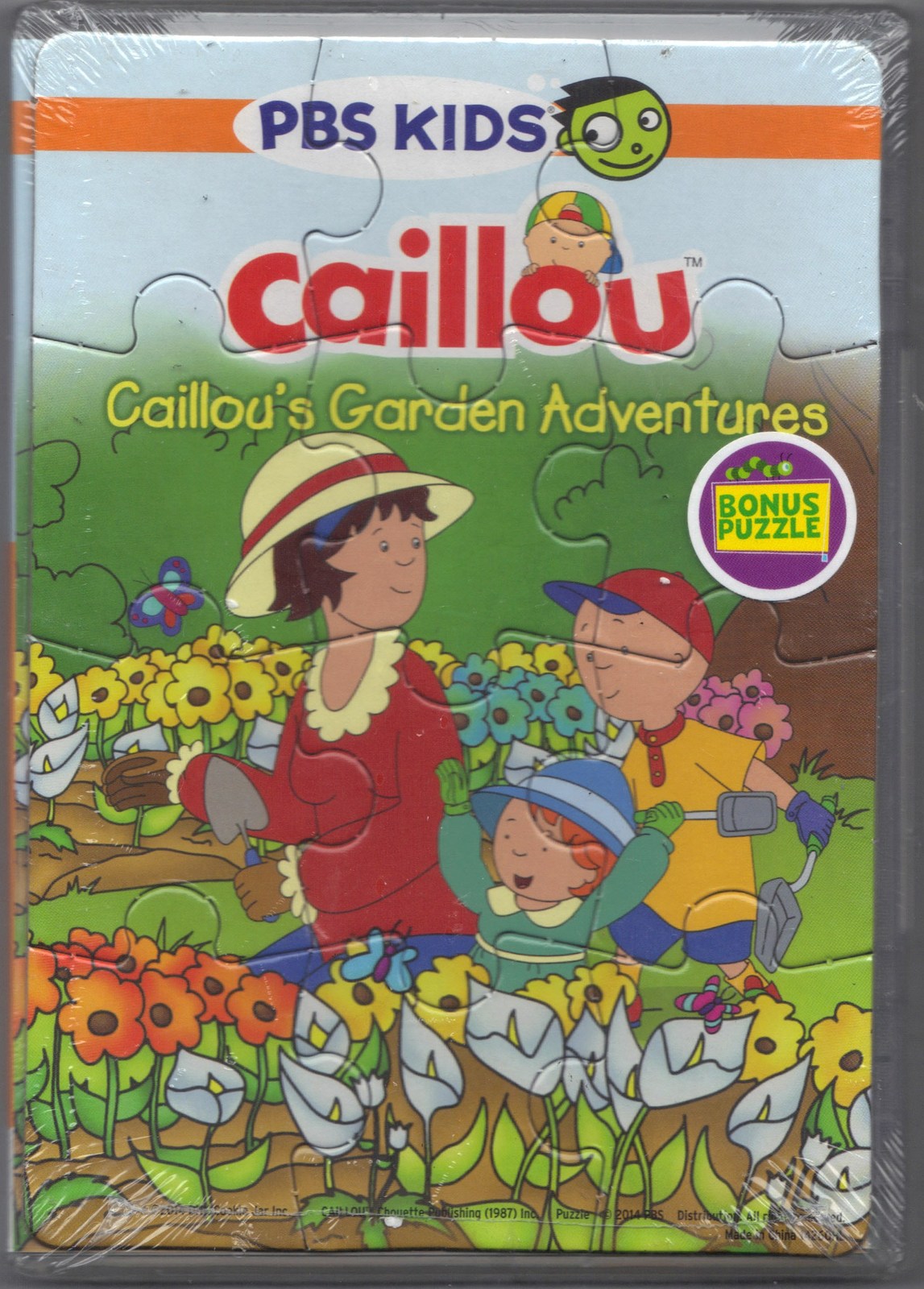 PBS KIDS: CAILLOU'S GARDEN ADVENTURE WITH BONUS PUZZLE-NEW/SEALED (2014 ...