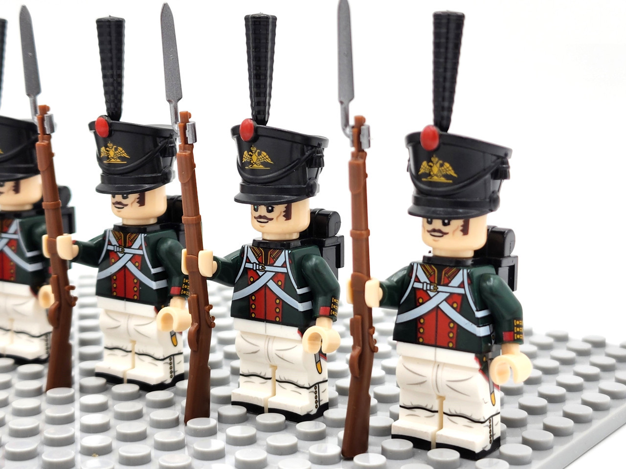 5pcs Russian Guard Infantry Russia Army Napoleonic Wars Minifigures ...