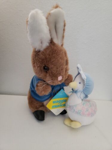 Vintage Eden Peter Rabbit Plush Stuffed Animal Musical Cottontail ...