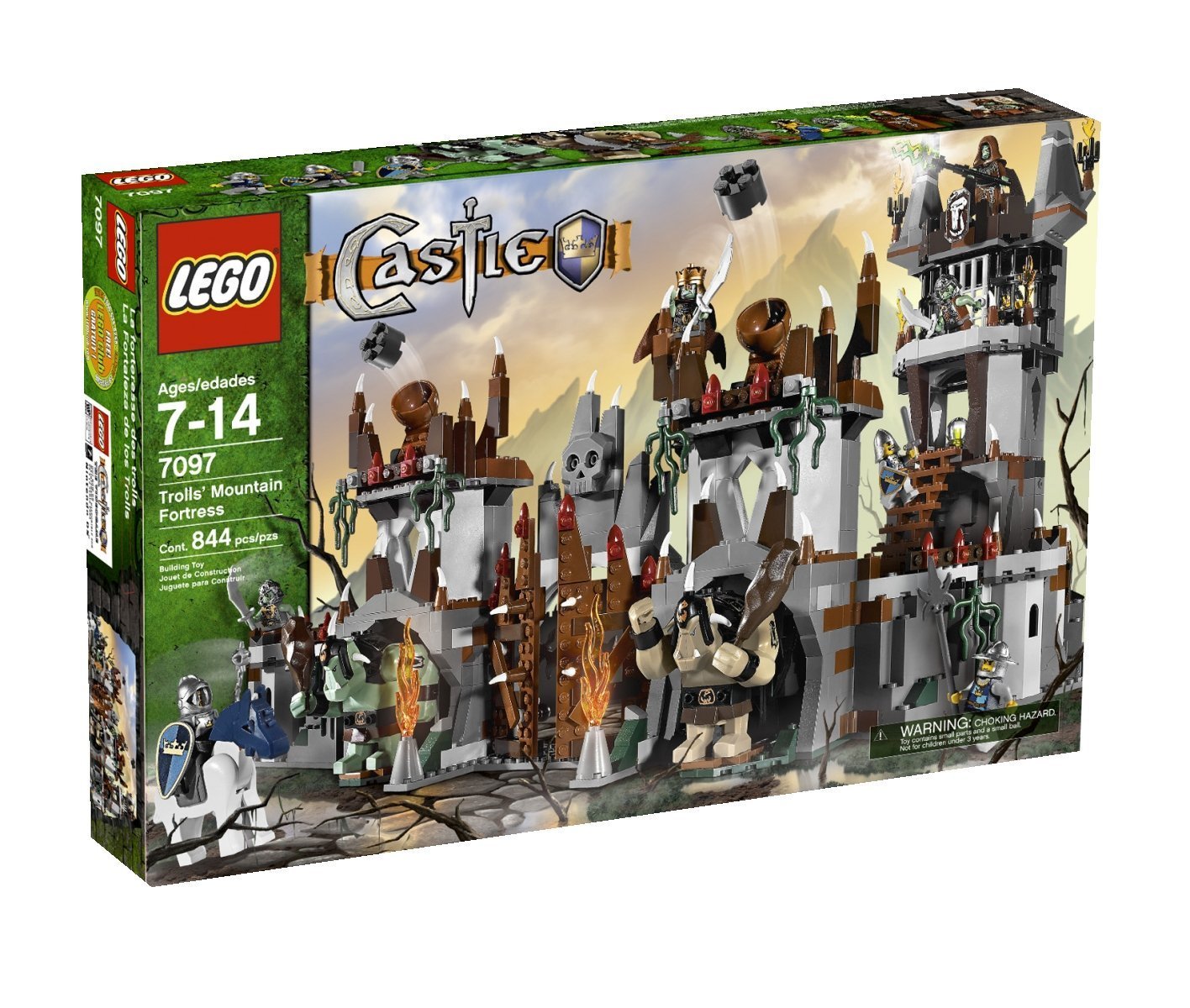 Lego Castle 7097 - Troll's Mountain Fortress Set - LEGO Complete Sets ...