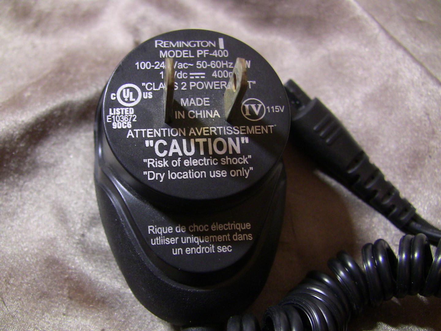 Remington Model PF-400 Charger - Chargers & Cradles