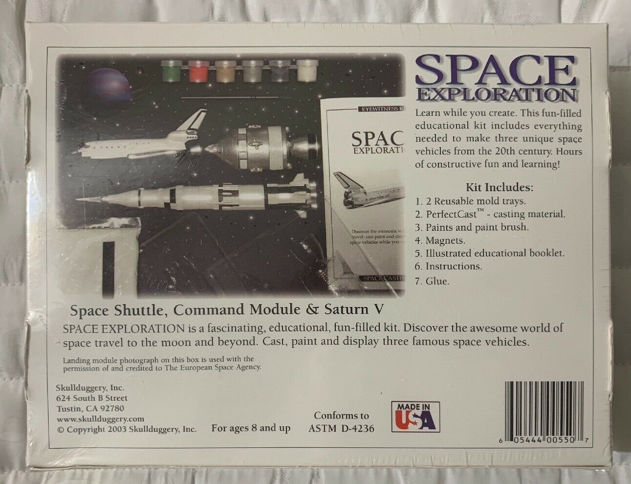 Space Exploration Space Shuttle Command Module & Saturn V Space Casting ...