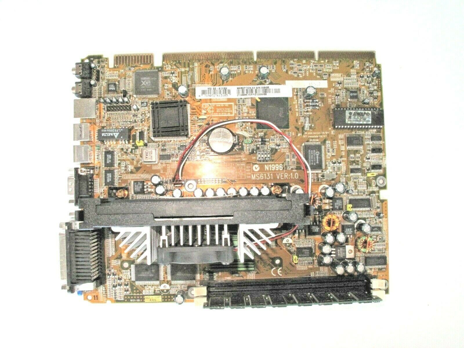 MSI MS6131 VER:1.0 Motherboard + PENTIUM II SL3EE + 64MB RAM ...