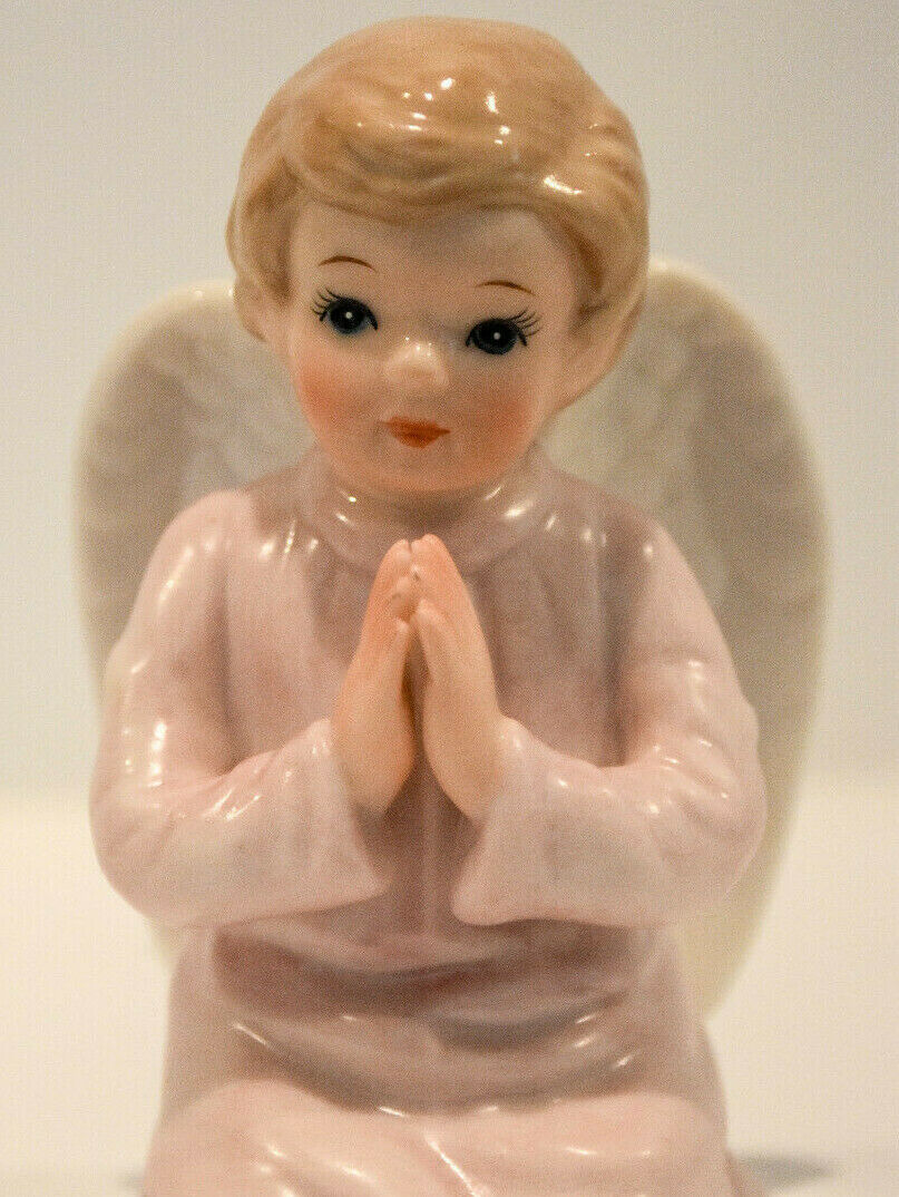 Antique kneeling angel Made in Germany 2 Pink porcelain Materials Doll ...