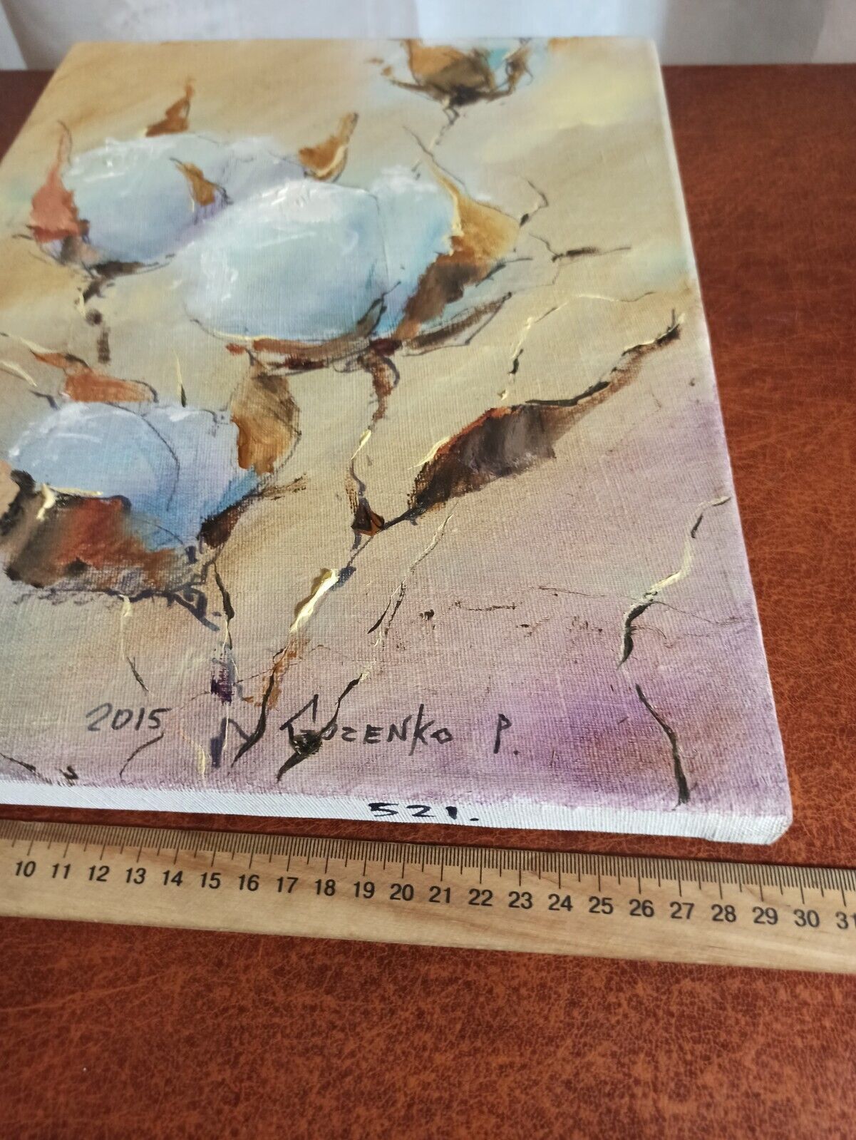 Pintura del famoso pintor ucraniano Pavel Guzenko. 30x40 cm Óleo. Lona.2 O - Other Art