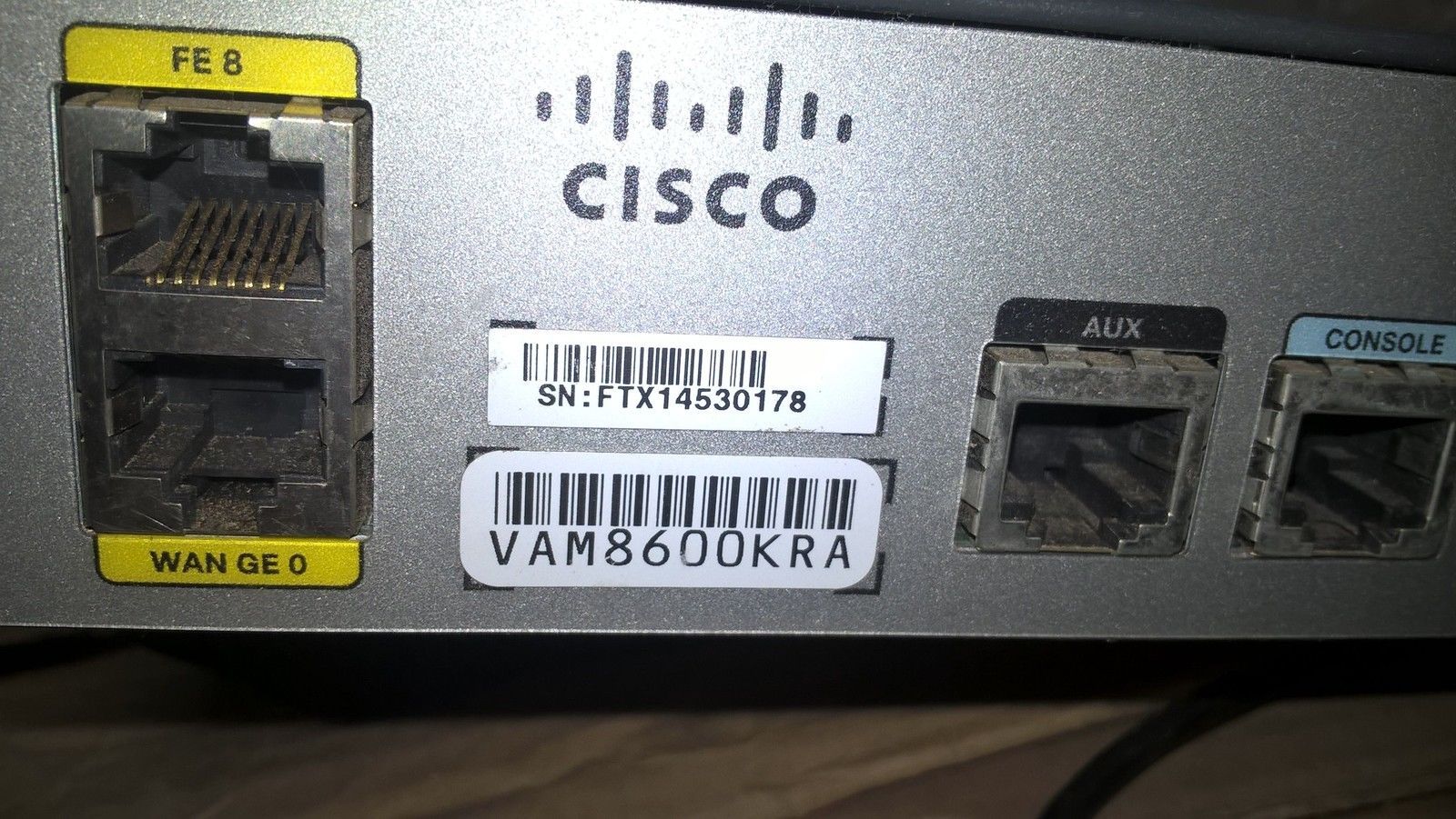 Cisco 891-K9 V01 8-Port Gigabit Integrated and similar items