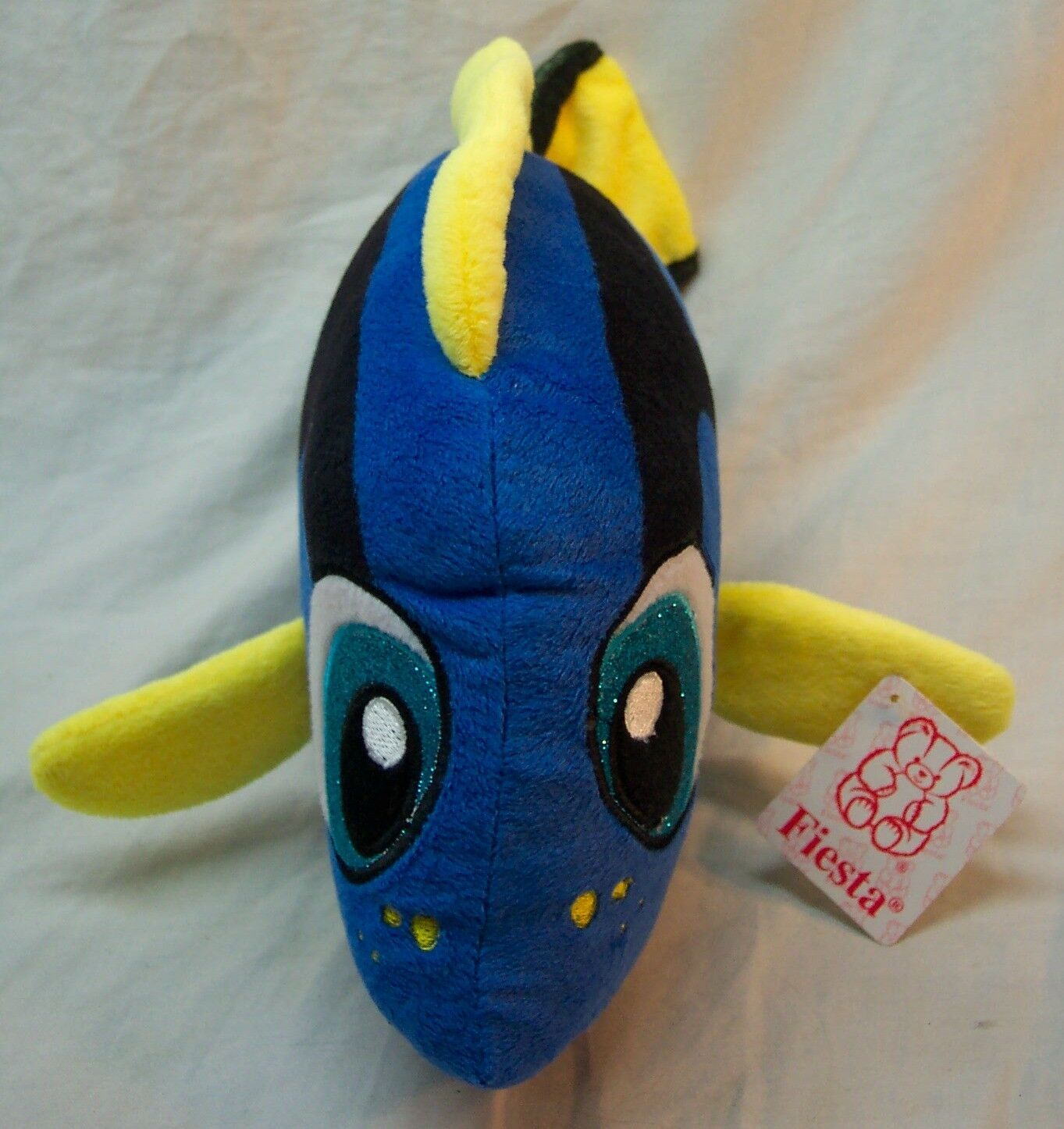 Fiesta NICE BLUE TANG FISH 13" Plush STUFFED ANIMAL Toy NEW - Other