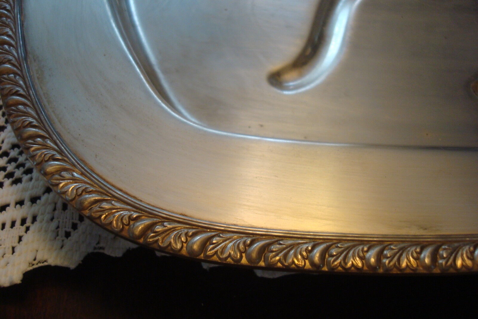 Prince Regent by Benedict EPNS footed silverplate Meat Platter Benedict ...