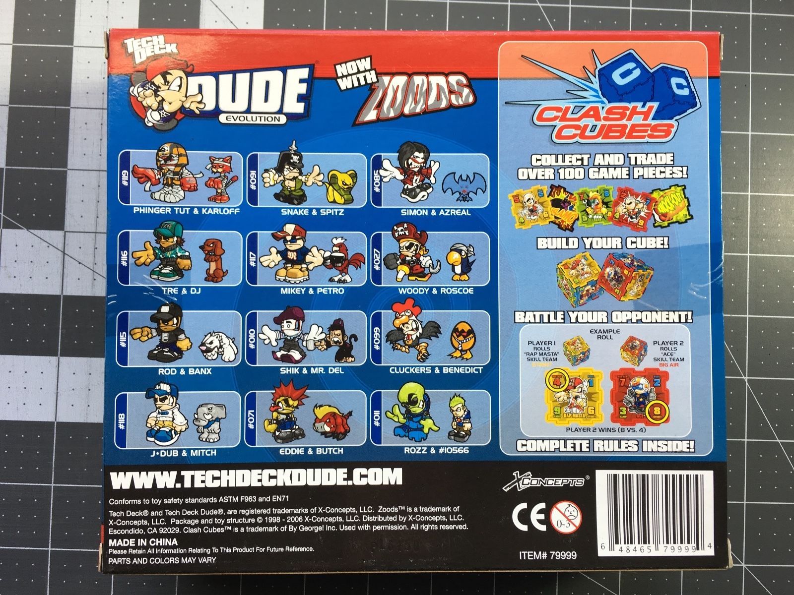 Tech Deck Dude Evolution Clash Cubes #011 Rozz & #010 Shik (3684) - Other Tech Deck Dude Evolution Clash Cubes #011 Rozz & #010 Shik (3684) - Other
