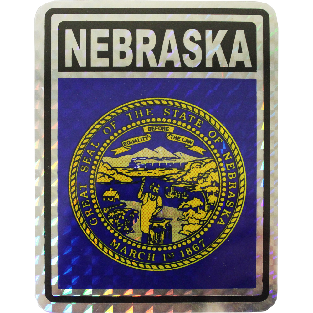 Nebraska Reflective Decal - Decals, Stickers & Vinyl Art