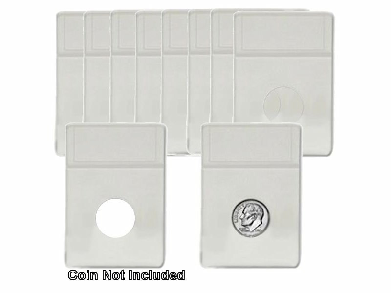 BCW - Display Slab with Foam Insert-Combo, Dime White, 10 pack - Coins ...