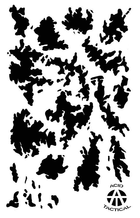 3Pack! Vinyl Airbrush Camo Stencils 10 Mil 14x9" Hex Camo - Multicam ...