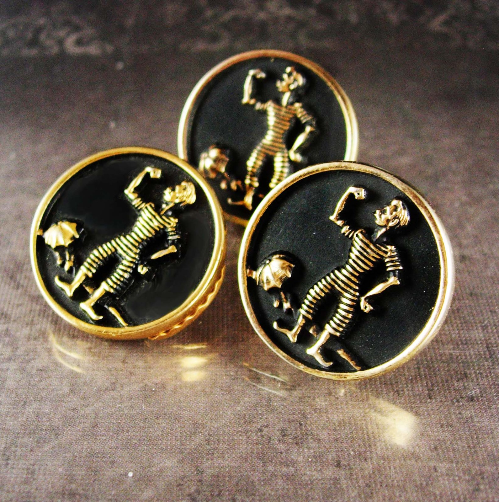Victorian muscle man Cuff links weightlifter stripe bathing suit ...