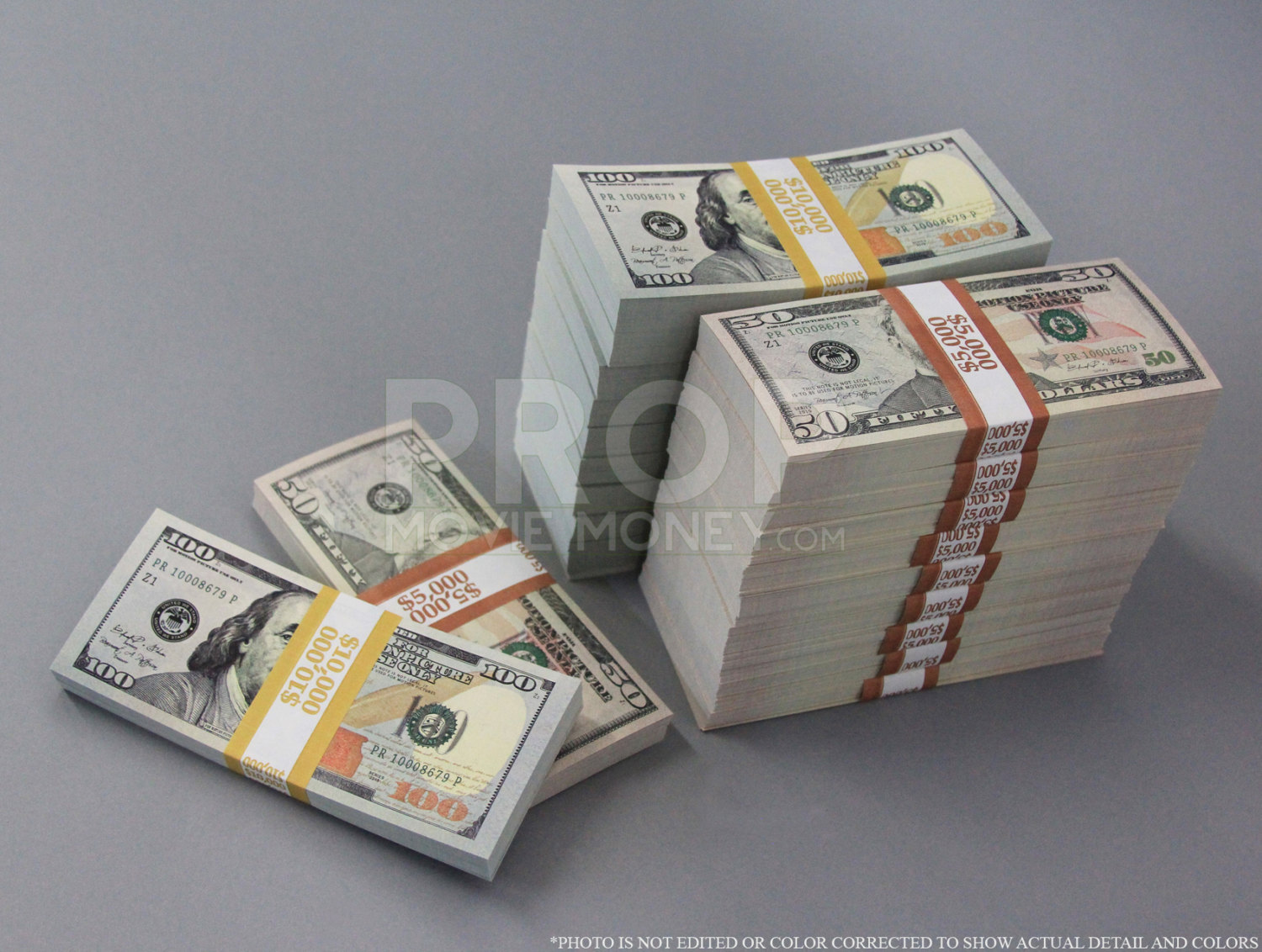 Prop Money New Style Mix 100s 50s Total 150 000 Dollars Full Print Prop Money New Style Mix 100s 50s Total 150 000 Dollars Full Print