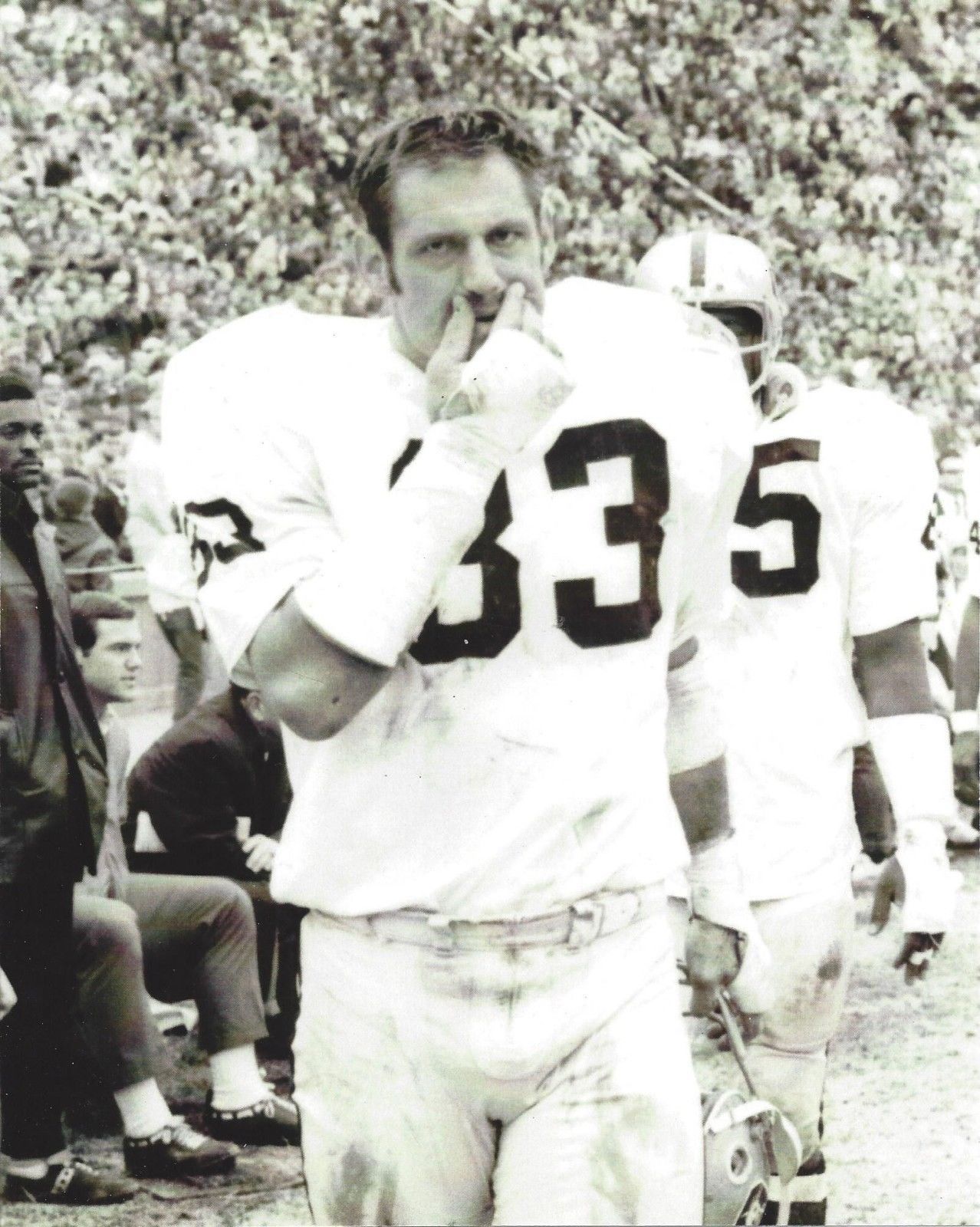 BEN DAVIDSON 8X10 PHOTO OAKLAND RAIDERS PICTURE NFL FOOTBALL HELMET OFF ...