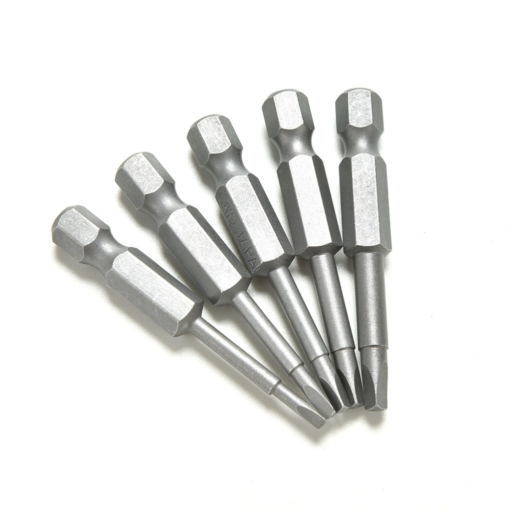 Triangle Bit Set 5-Piece S2 Steel Triangle Screwdriver Bits - Magnetic ...