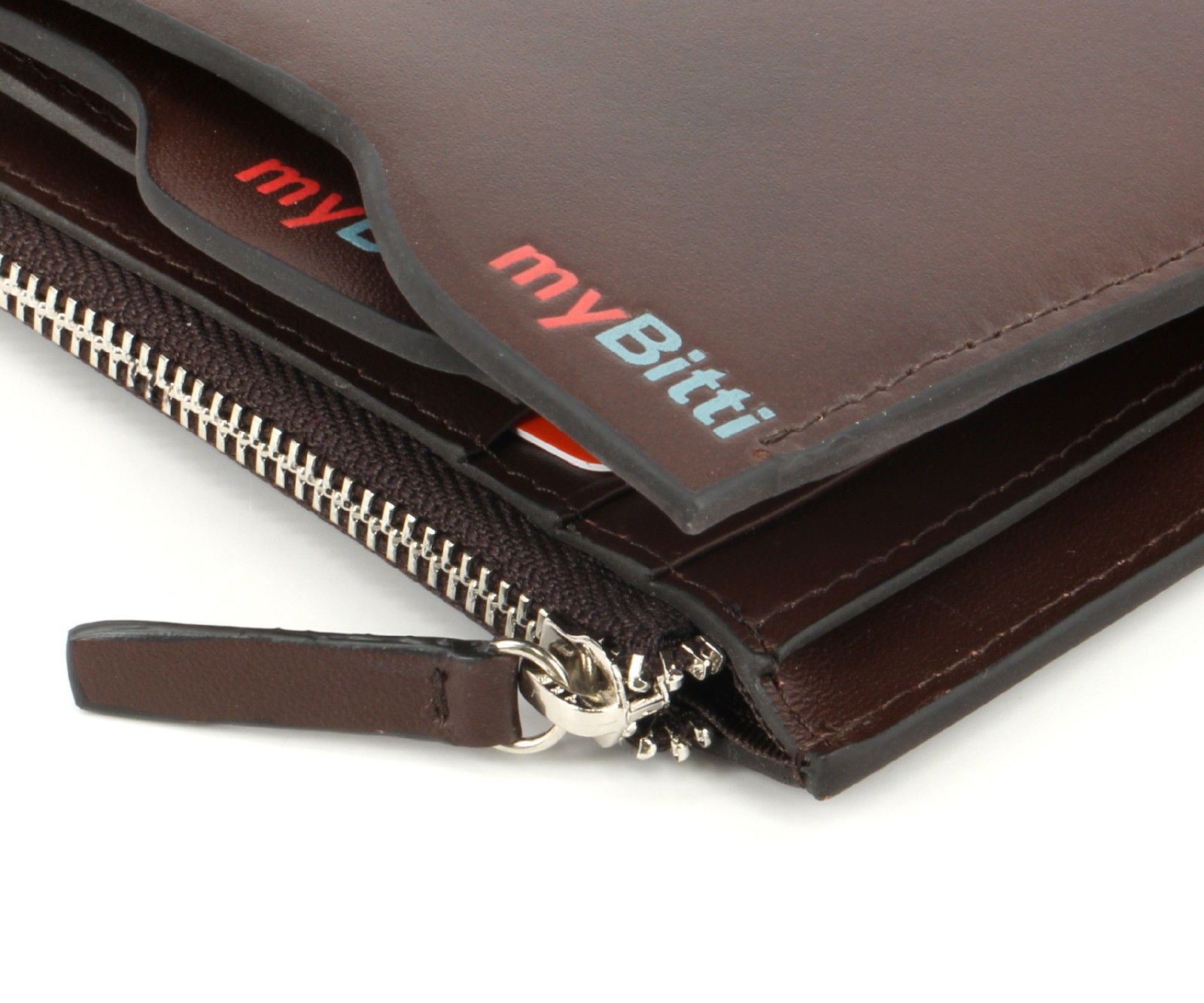 New Genuine Leather Men's Bifold Wallet Purse Card Cash Receipt Holder ...