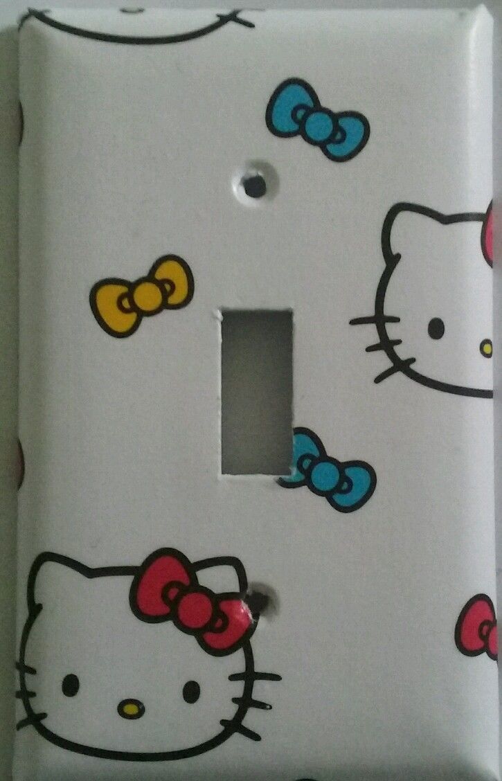 HELLO KITTY Light Switch Plate Cover lighting outlet wall home decor ...