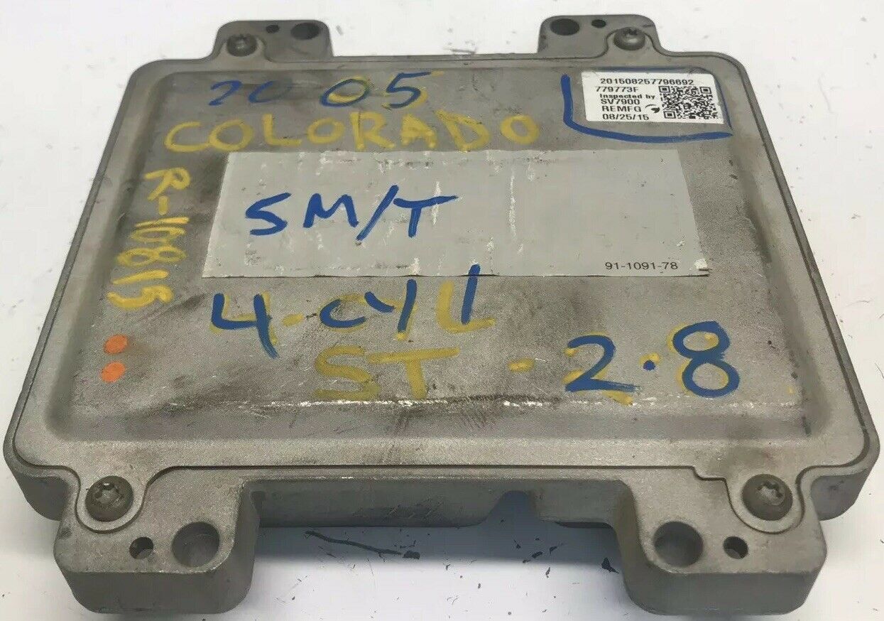 ECM PCM Engine Computer Module 2005 Chevrolet Colorado 2.8L M/T ...