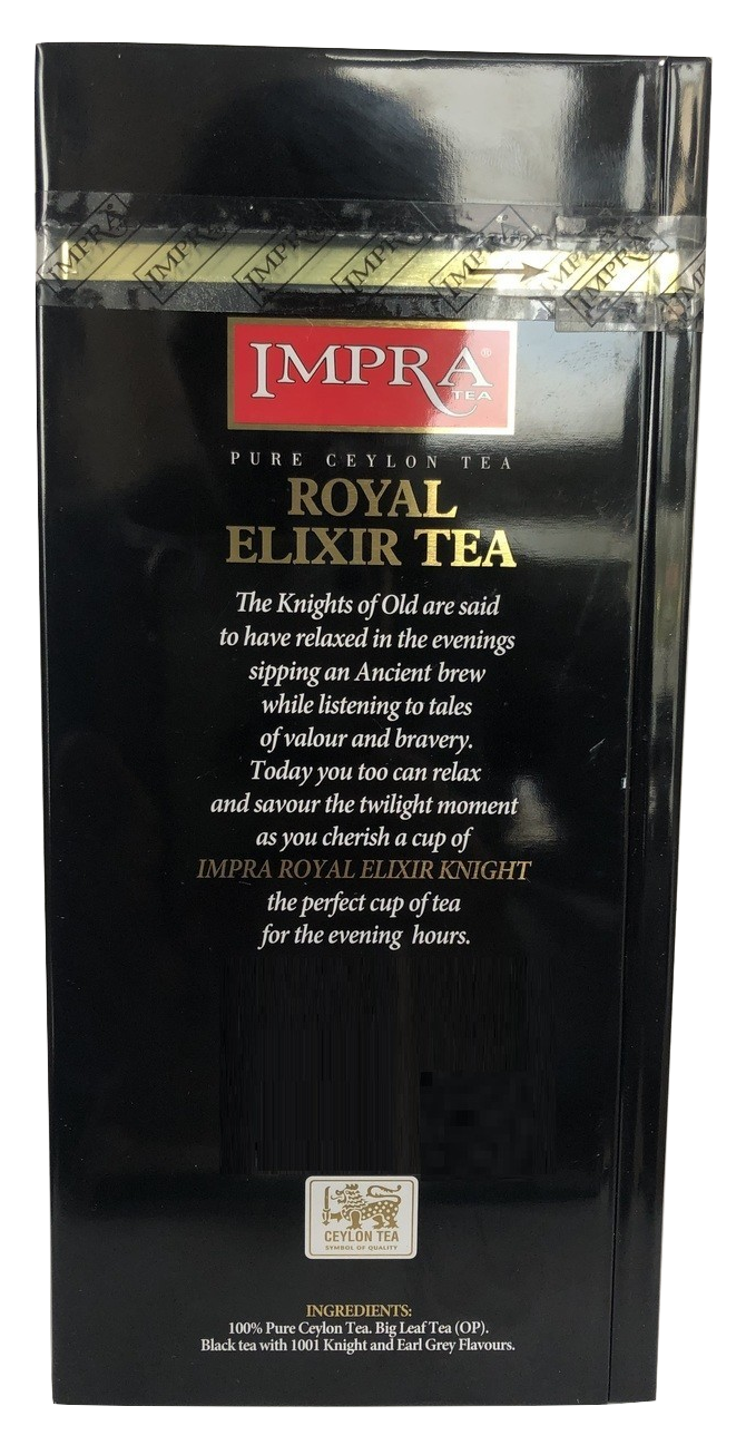 Impra Royal Elixir Pure Ceylon Black Tea Lose Leaf Origin Sri Lanka 200 ...