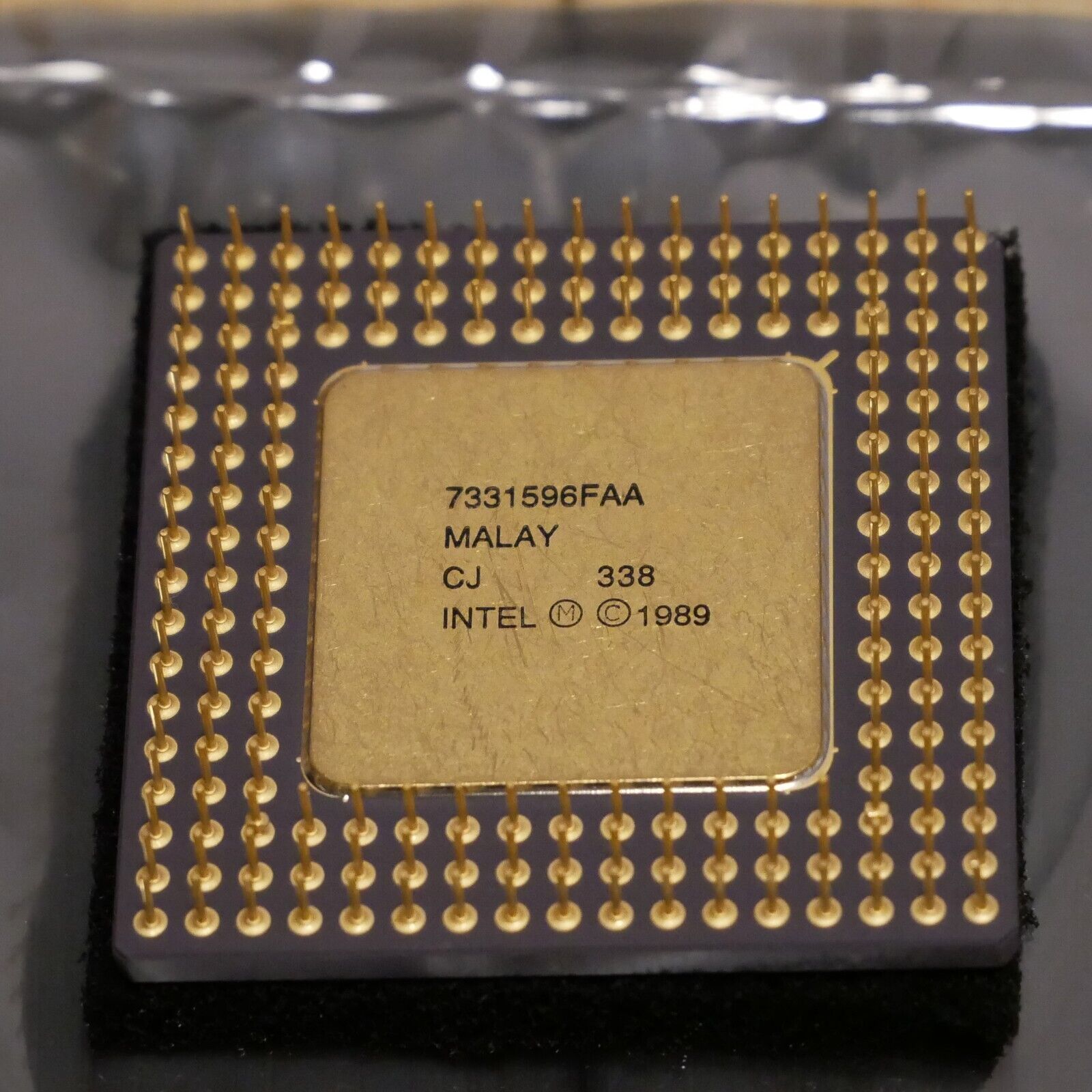 Vintage Intel 486 DX 33 MHz A80486DX-33 SX729 CPU Tested & Working ...