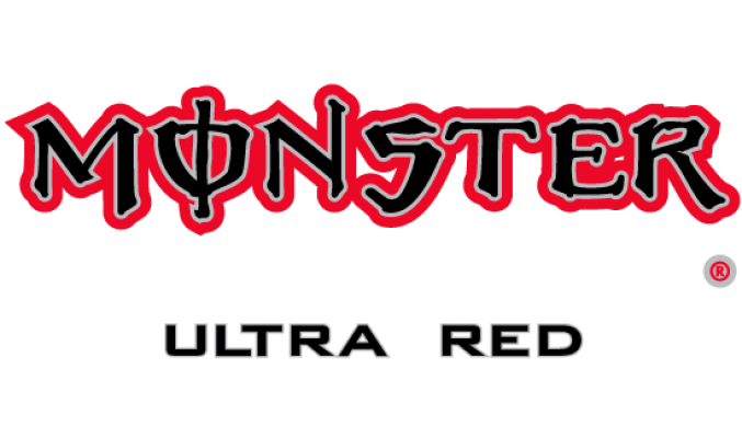 Monster Energy Ultra Zero Sugar Energy Drinks 16 ounce cans Ultra Red ...