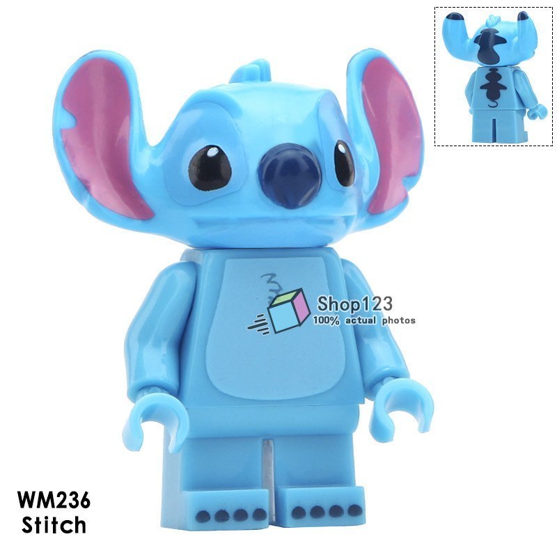 Single Sale Stitch Disney Lilo & Stitch cartoon Minifigures Building ...