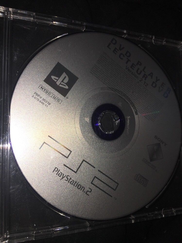 DVD Player (Lecteur DVD) Version 2.12 PS2 PlayStation 2 Install Disc ...