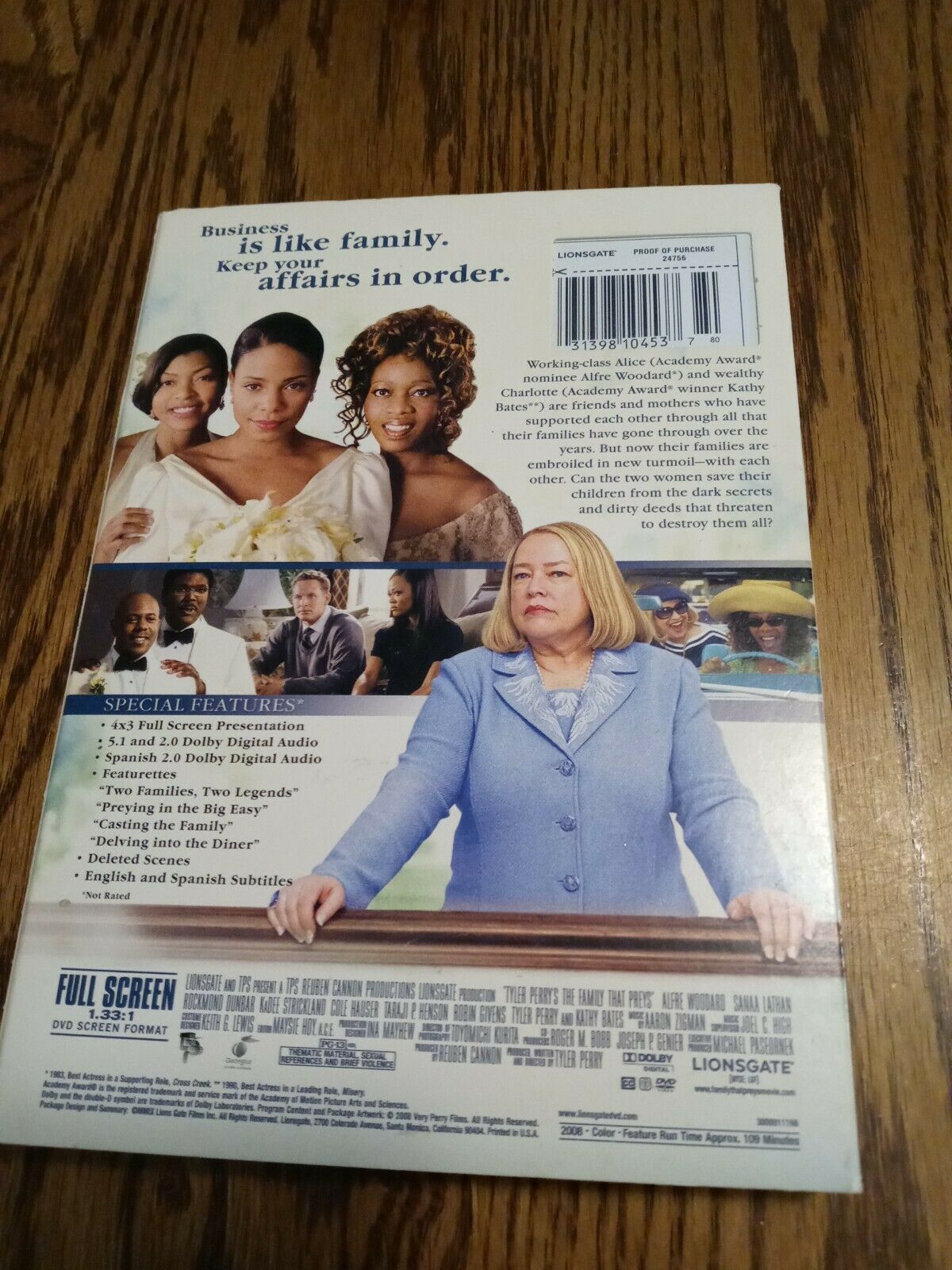 Tyler Perrys The Family That Preys (DVD, 2009, Full Screen Version ...