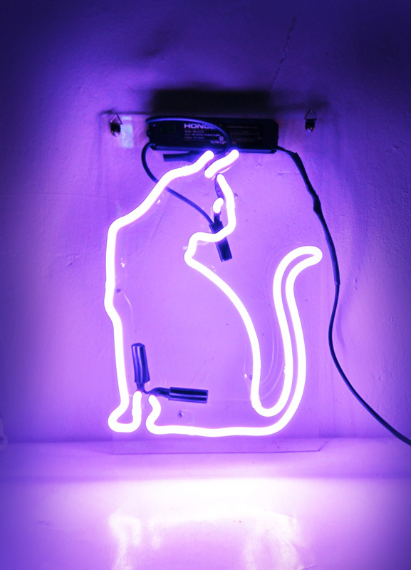 Pussy Cat Neon Sign 12 X 9 Other Collectible Lighting