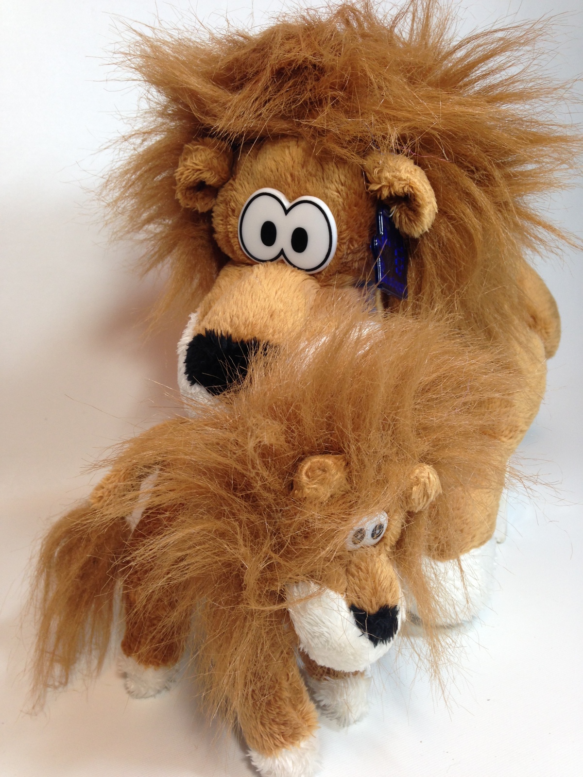 Applause Animal Junction Lion Lynch and Cub Plush King of Jungle Big ...