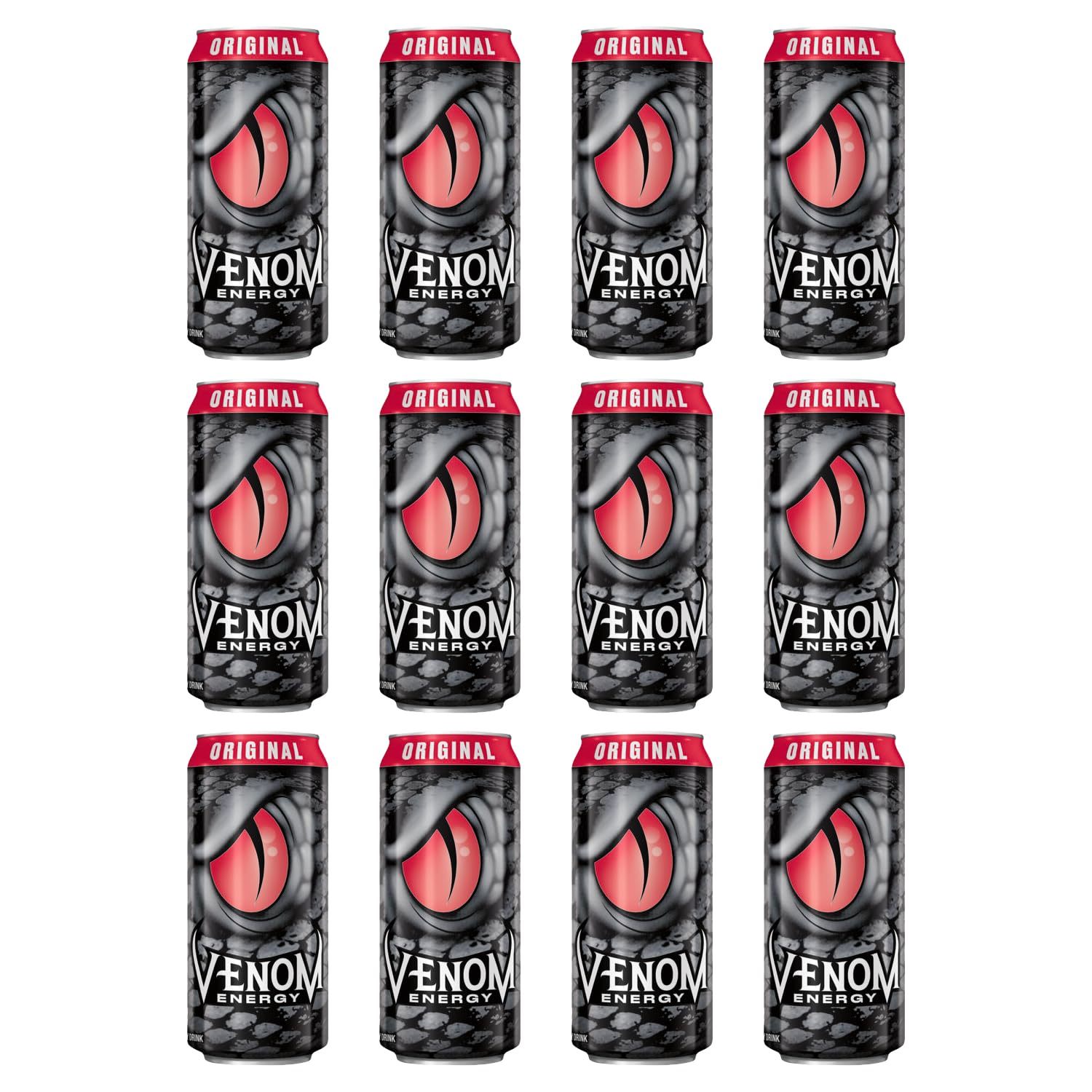 Venom Energy Drink Black Mamba 12 Pack, 16 Fl Oz Cans - Energy ...