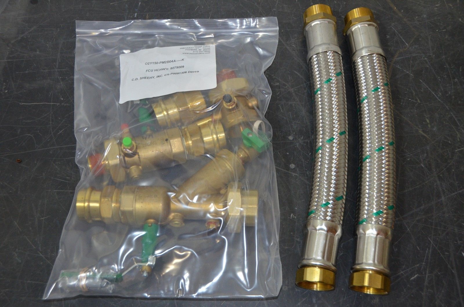 Nexus Valve 1.5" Coil Pak O2Y150 with (2) Nexus UltraFlex SS Braided ...