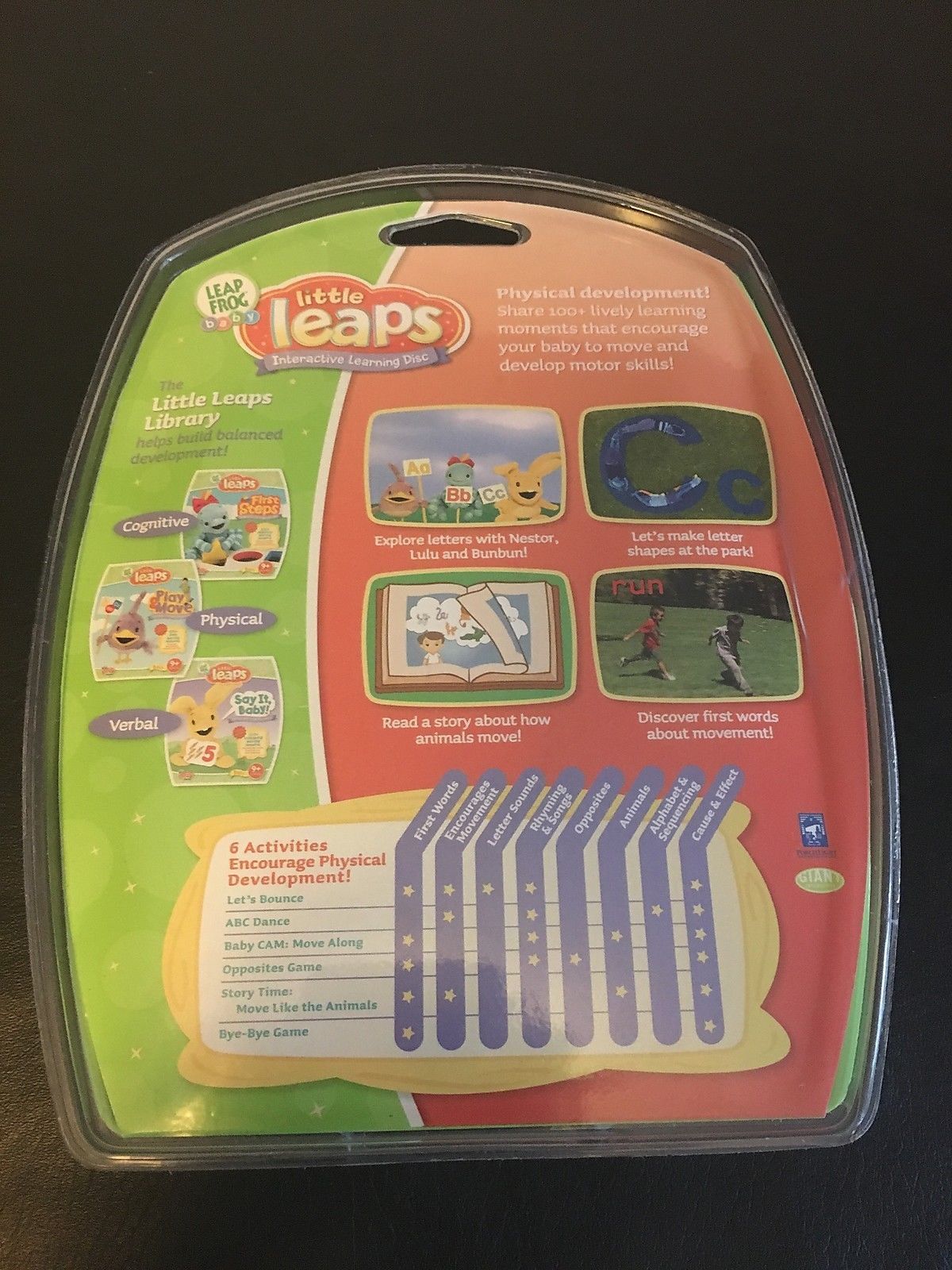 Leap Frog Baby Little Leaps Play & Move Alphabet Opposites & More ...