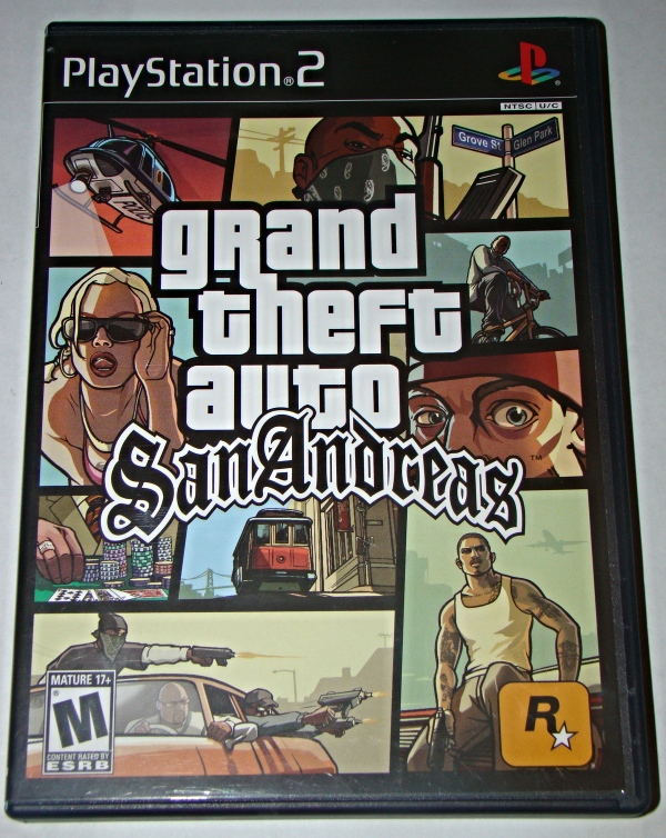 Playstation 2 - GRAND THEFT AUTO San Andreas - ROCKSTAR (Complete with ...