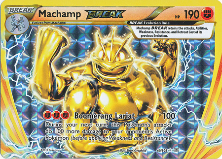 Machamp Break 60/108 Break Rare XY Evolutions Pokemon Card - Pokémon ...
