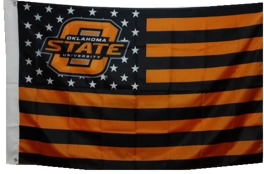 Oklahoma State University Cowboys 3'x5' Stars Stripes Banner Flag - Go ...