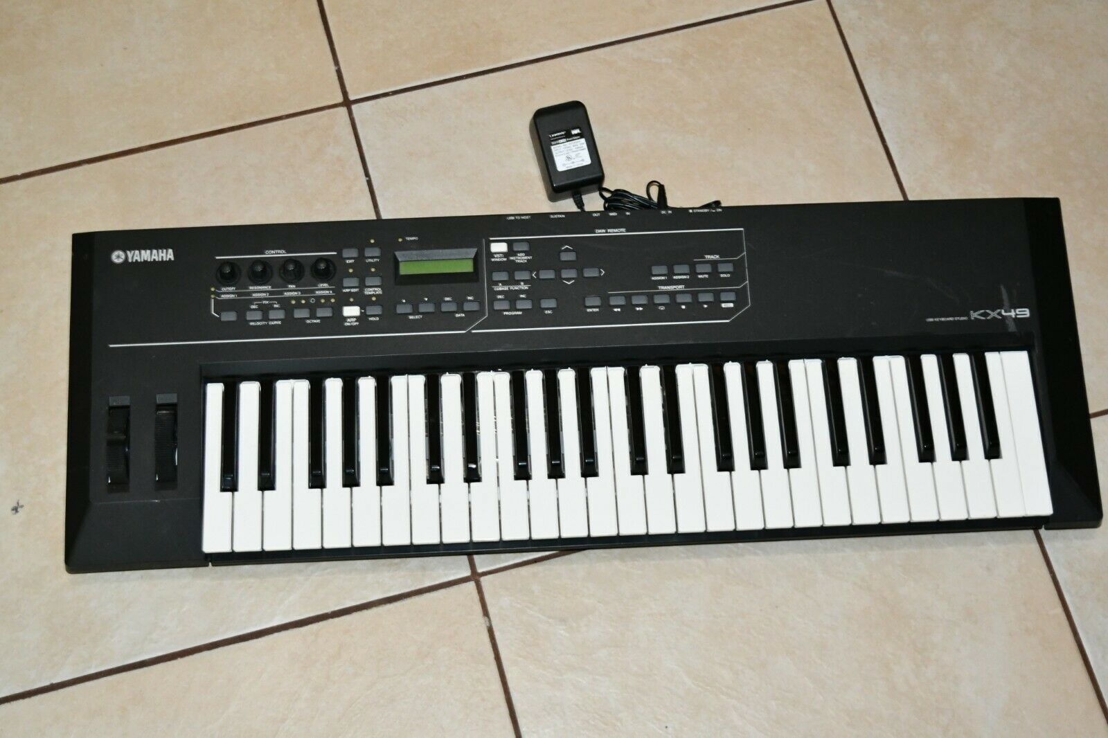 YAMAHA KX-49 49-Key USB Studio Controller Keyboard With AC Plug 515 7/ ...