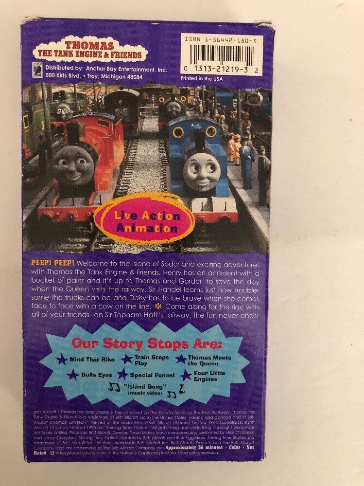 Thomas the Tank Engine-Thomas Meets the Queen and Other Stories(VHS ...