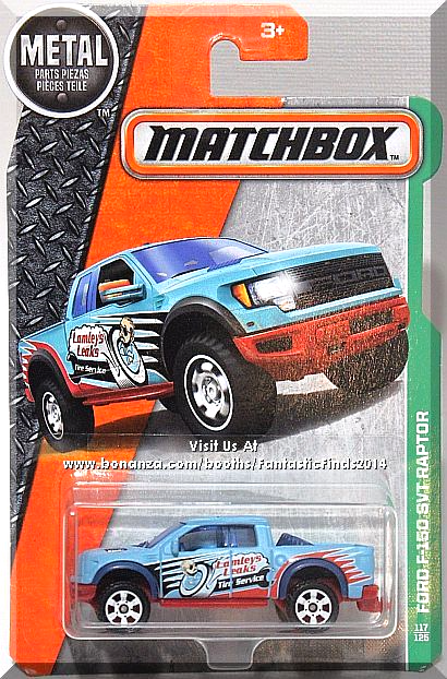 Matchbox - Ford F-150 SVT Raptor: MBX Explorers #117/125 (2016) *Blue ...
