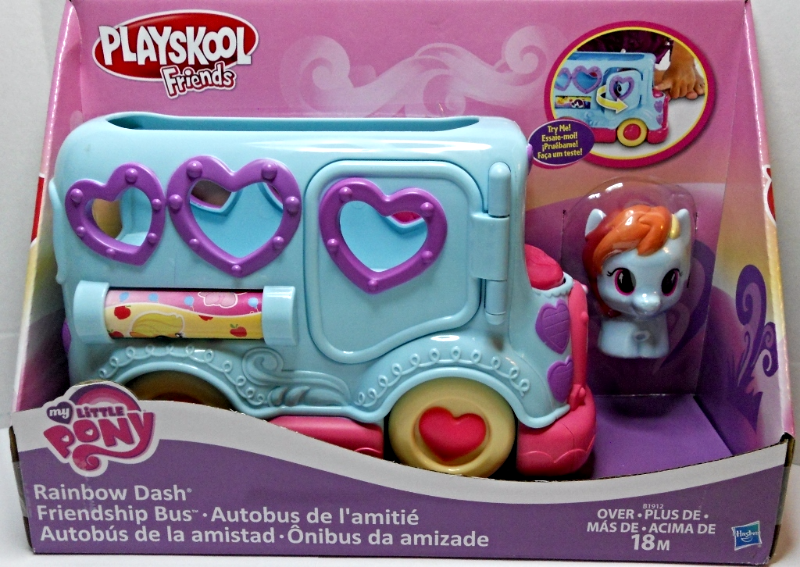 My Little Pony Playskool Rainbow Dash Friendship Bus and figure - Playskool