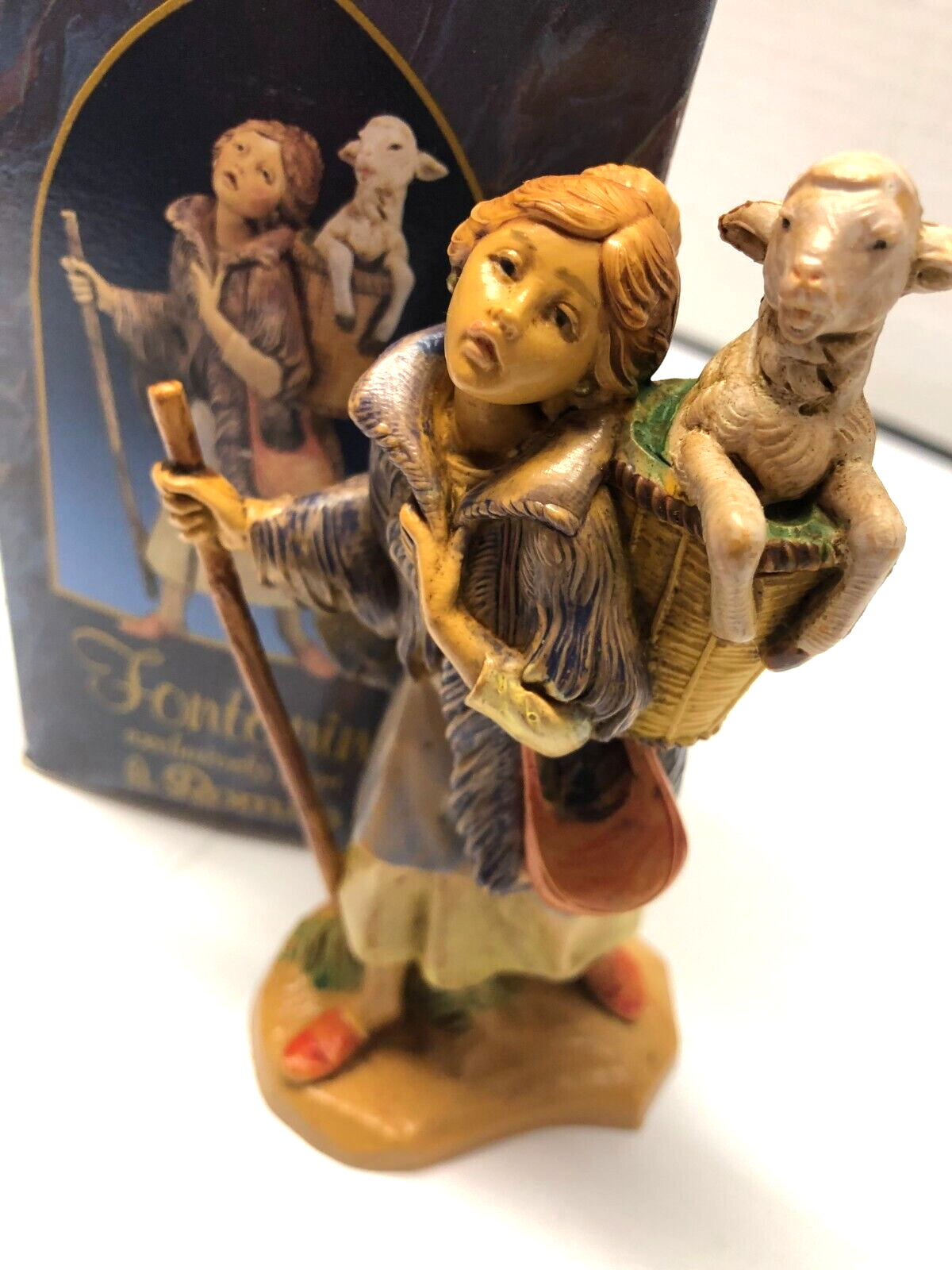 Fontanini 5" Heirloom Nativity Collection Figurines MIRIAM with Lamb ...