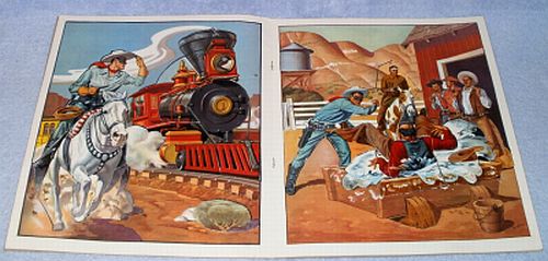 Vintage Lone Ranger Sticker Book Dot to Dot and Color 1952 - Books