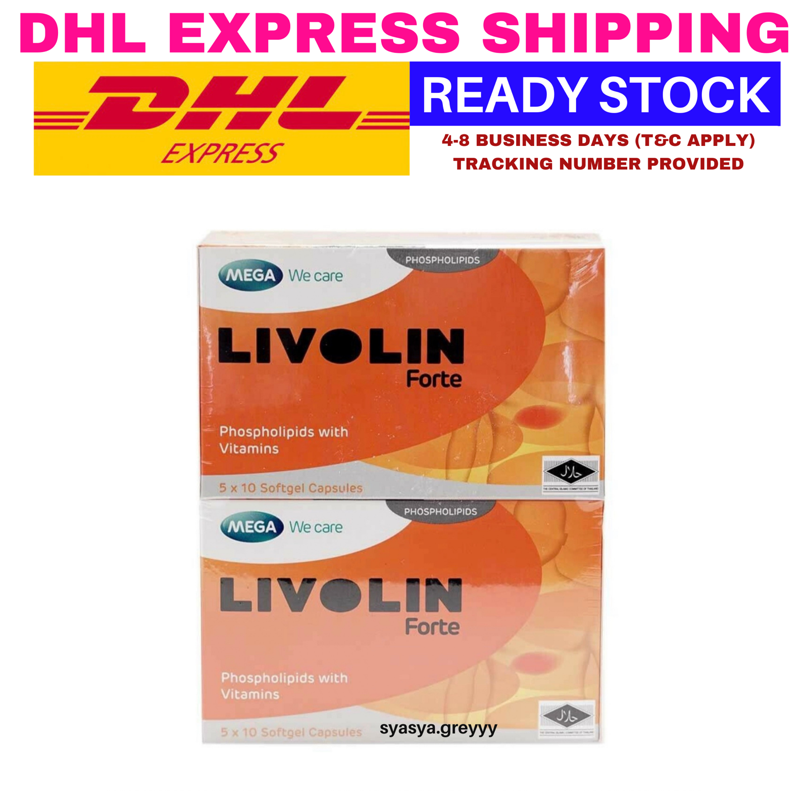2X Livolin Forte Liver Cleanse Detox Vitamin Health Supplement 50s ...